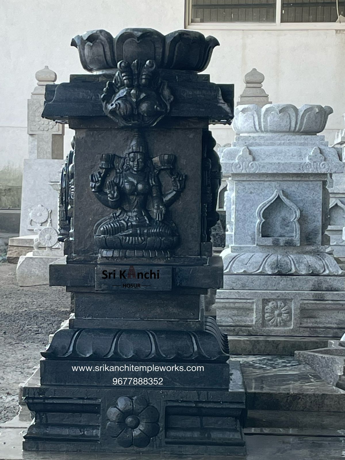 Tulasi madam-Black Stone -Sri Lakshmi Carvings – SRIKANCHI