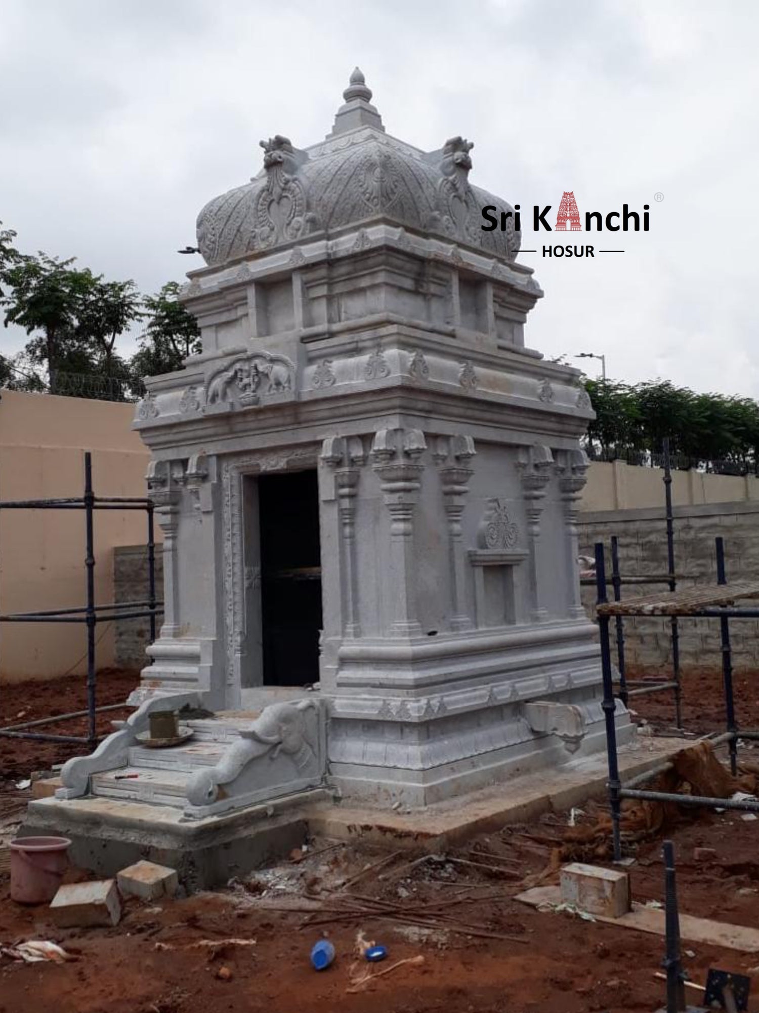 TEMPLE- Garbhagudi with Gopuram – SRIKANCHI